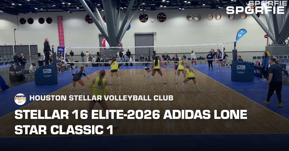 Stellar 16 Elite-2026 Adidas Lone Star Classic 1 (Houston Stellar ...